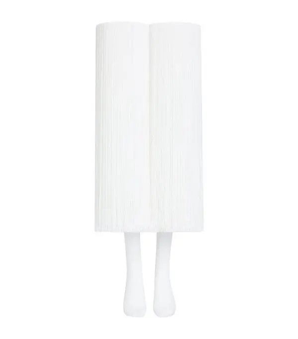 Alaïa High Fringed Socks - White