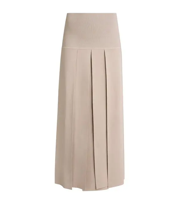 Alaïa Pleated Midi Skirt
