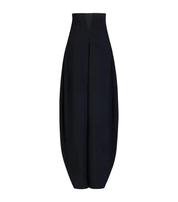 Alaïa High-rise Curved-leg Trousers