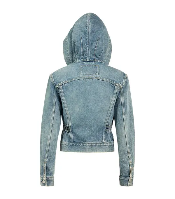 Alaïa Hooded Denim Jacket