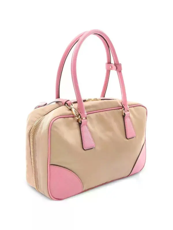 Prada Re-nylon Saffiano Handbag - Neutrals