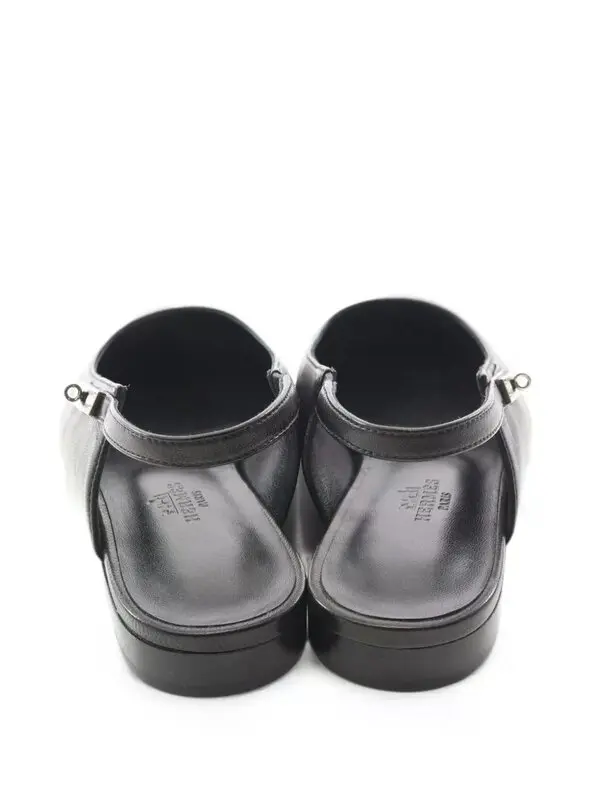 Hermès Kelly Buckle Slingback Shoes - Black
