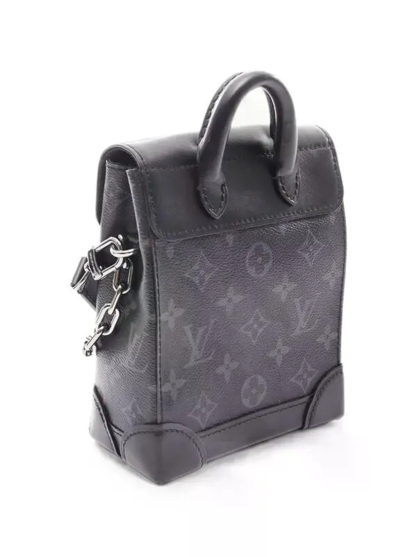 LOUIS VUITTON Nano Steamer Monogram Eclipse Shoulder Bag