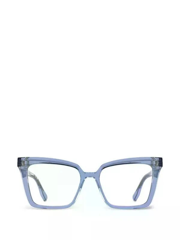Karl Lagerfeld Transparent Cat-eye Eyeglasses - Blue