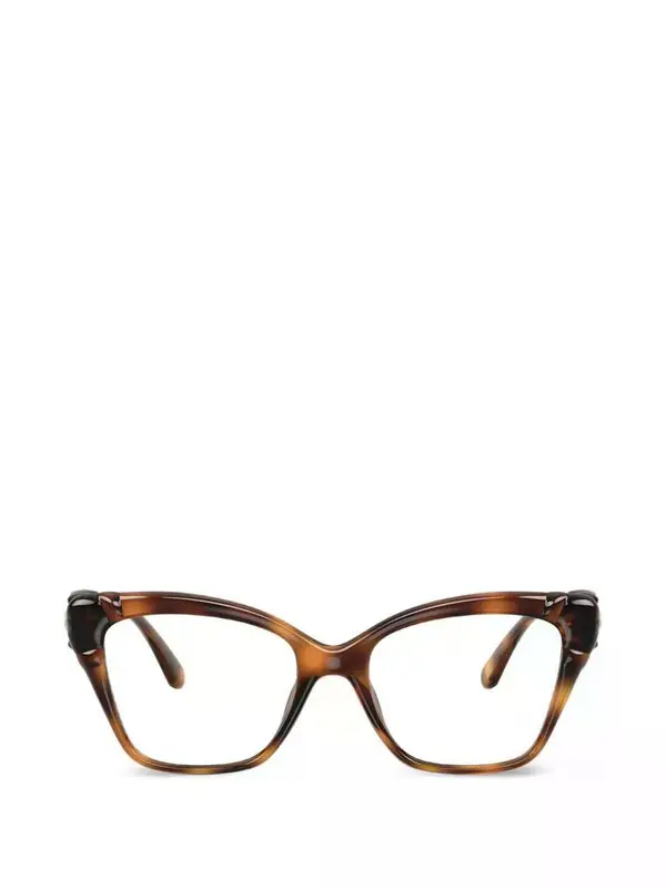 SWAROVSKI Cat-eye Eyeglasses - Brown