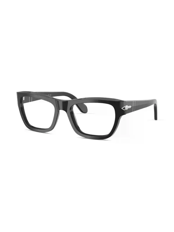 Persol Polished Square Frame Eyeglasses