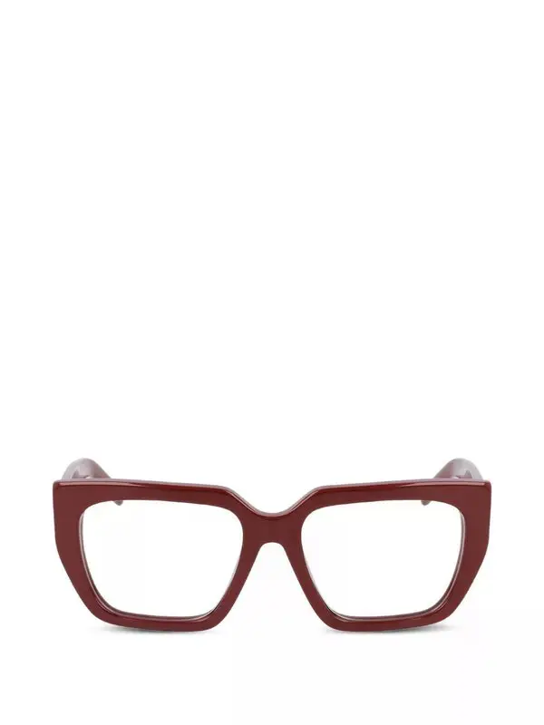 Karl Lagerfeld Geometric-frame Eyeglasses - Red