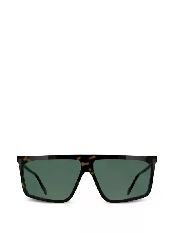 Karl Lagerfeld Tortoiseshell-effect Rectangle-frame Sunglasses