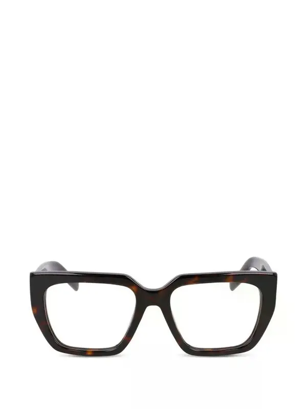 Karl Lagerfeld Tortoiseshell-effect Square-frame Glasses - Brown