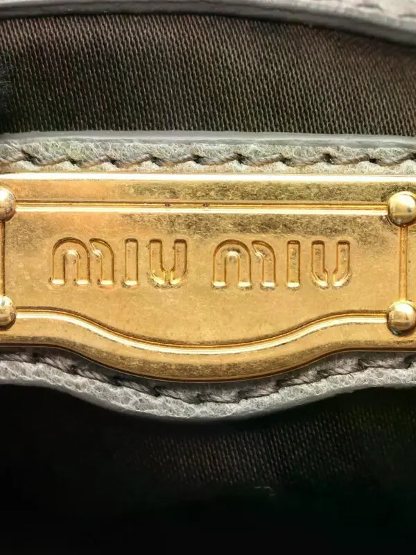 Miu Miu Nappa Charm Handbag