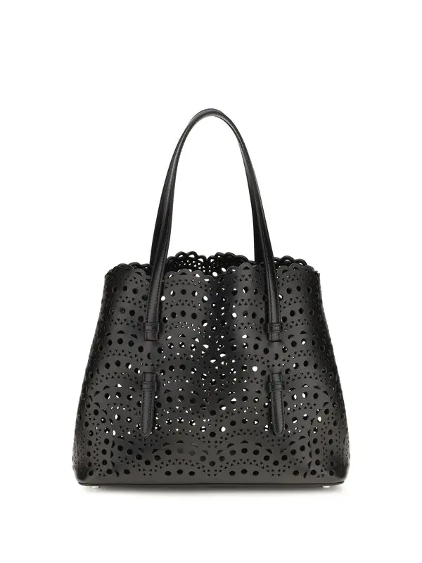 Alaïa Mina 25 Tote Bag - Black