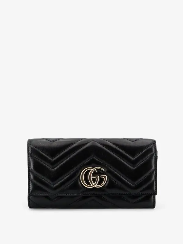 Gucci Gg Continental Leather Wallet