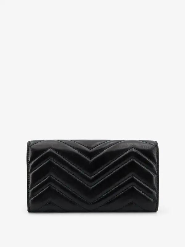Gucci Gg Continental Leather Wallet