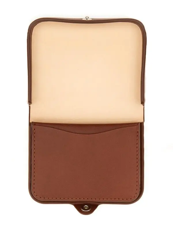 A.p.c. Leather Coin Purse - Brown