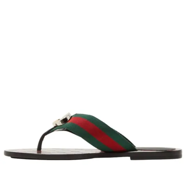 Gucci Web Thong Sandal - Black