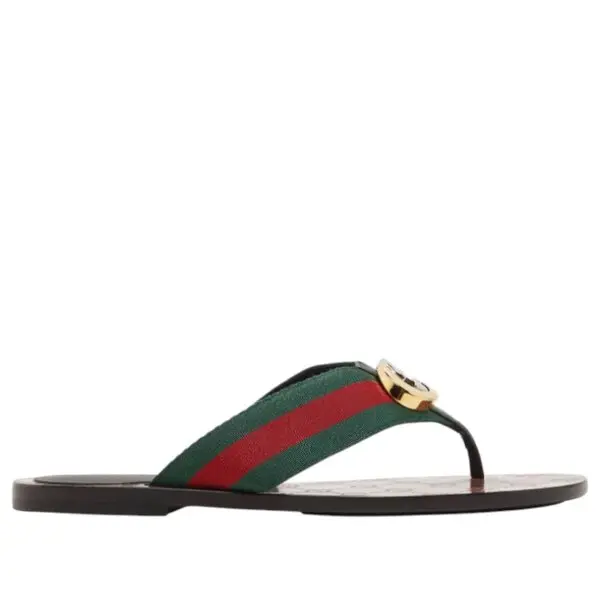 Gucci Web Thong Sandal - Black