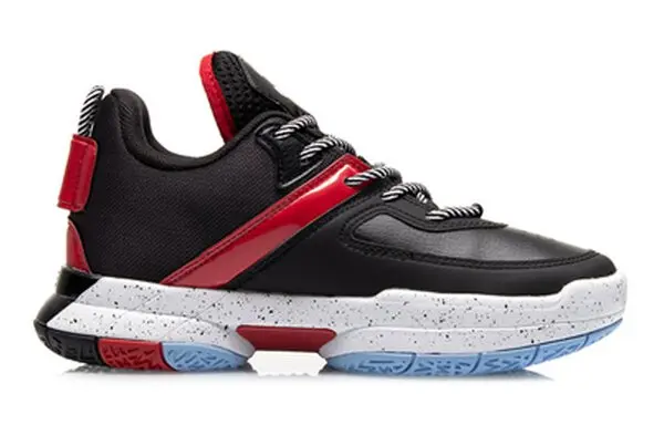 LI-NING Way Of Wade Salute 'black Red' Ykbq034-3 Sneakers - Black/red