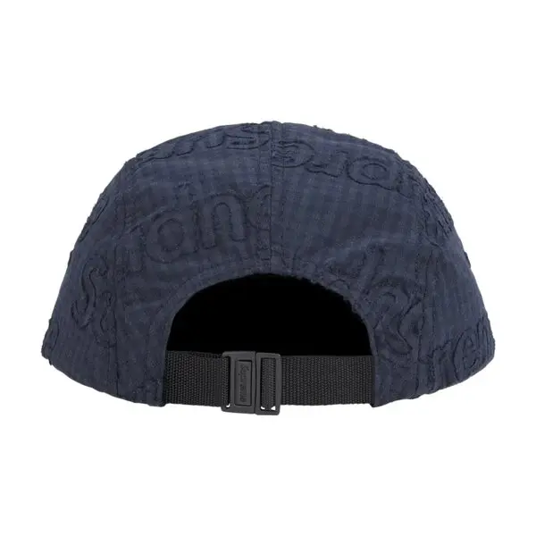 Supreme Monogram Gingham Camp Cap
