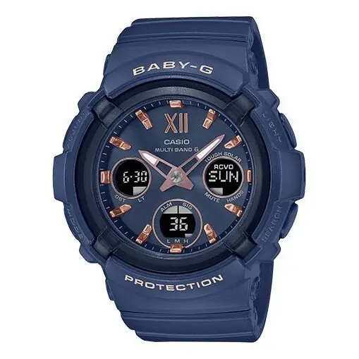 Casio Baby-g Multi Band 6 Tough Solar Watch - Blue