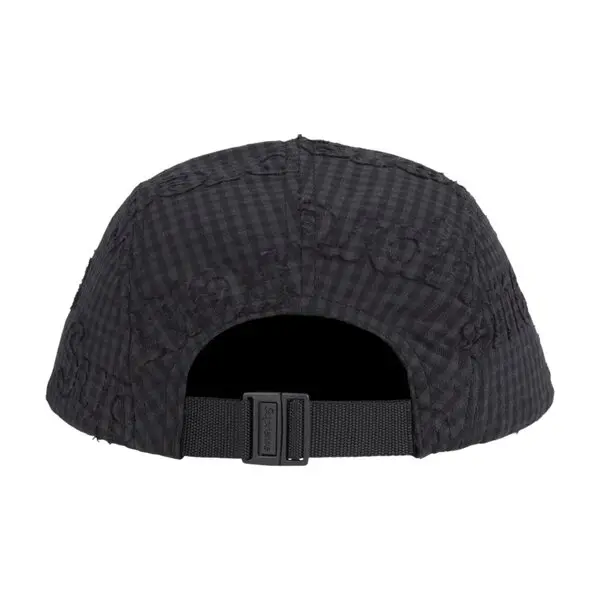 Supreme Monogram Gingham Camp Cap