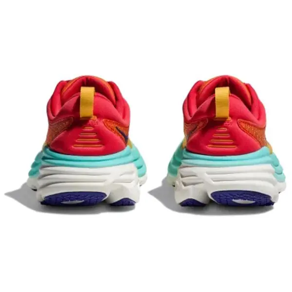 Hoka One One Bondi 8 Athletic Sneakers - Orange/red