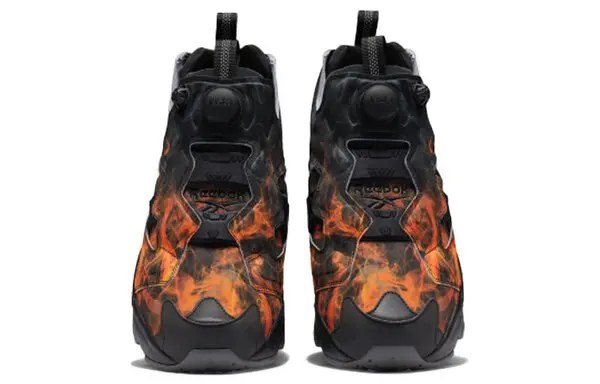REEBOK Instapump Fury "flames" Athletic Sneakers