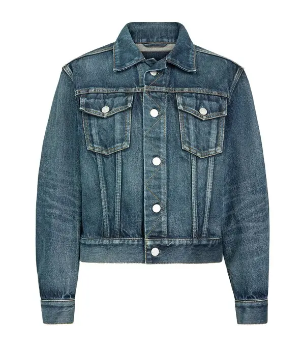 Alaïa Denim Trucker Jacket
