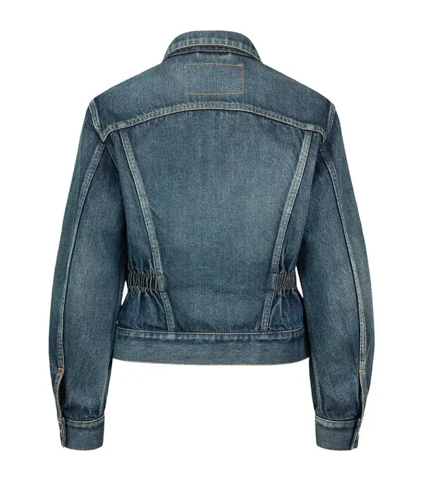 Alaïa Denim Trucker Jacket