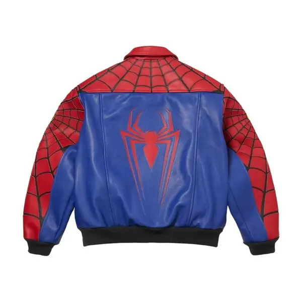 Supreme X Vanson Leathers Ss26 Spider-man Jacket