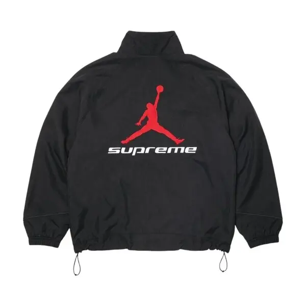 Supreme X Jordan Ss26 Track Jacket - Black