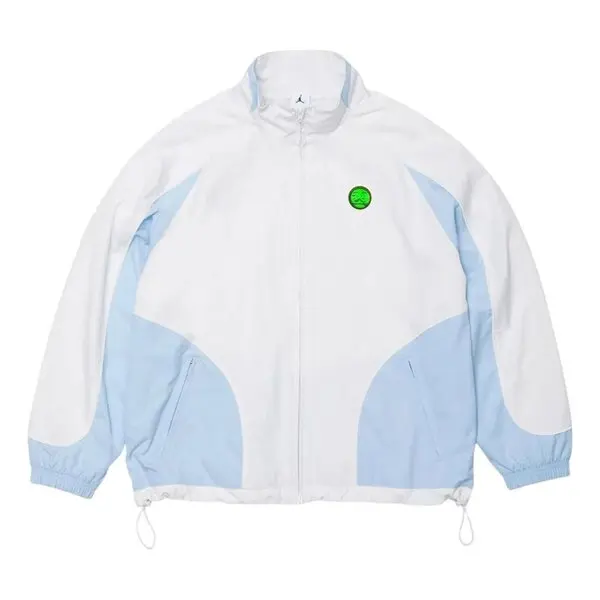 Supreme X Jordan Ss26 Track Jacket - Light Blue