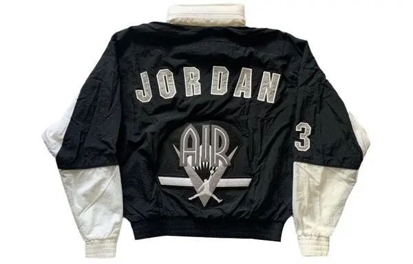 JORDAN Air Aj9 Woven Colorblock Hooded Jacket - Black