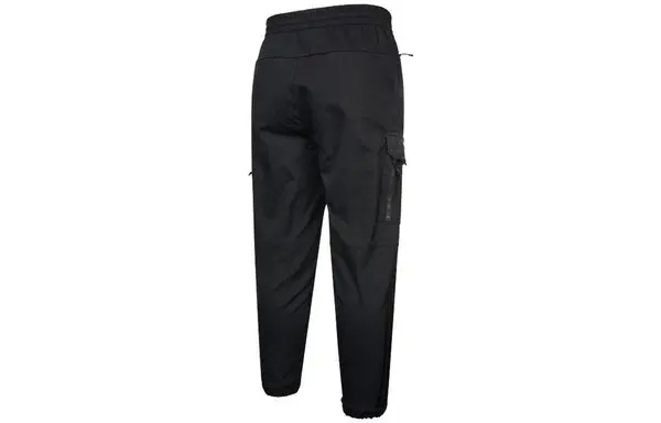 Adidas Cargo Pocket Elastic Waistband Casual Sports Pants/trousers/joggers Black - Multi-color