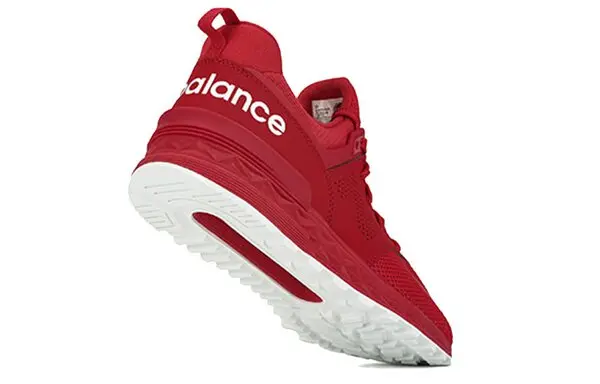 NEW BALANCE 574 Sport Lace-up Sneakers - Red/white
