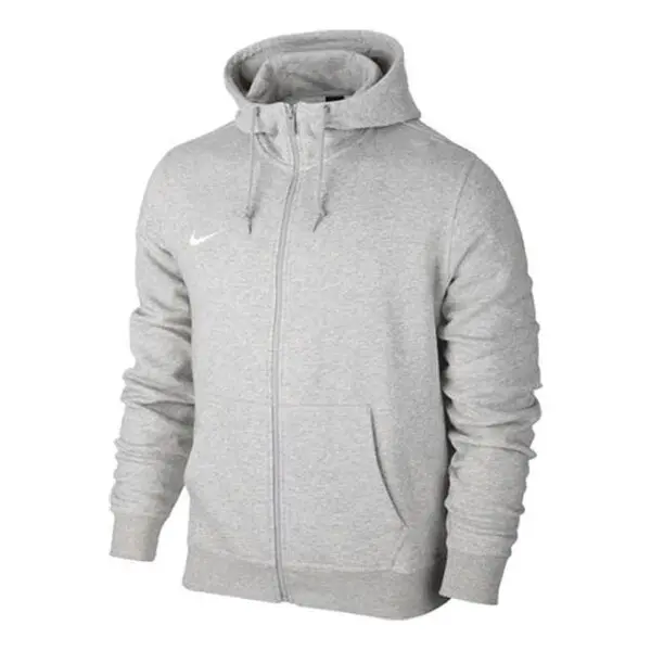 Nike Team Club Full-zip Hooded Jacket - Grey
