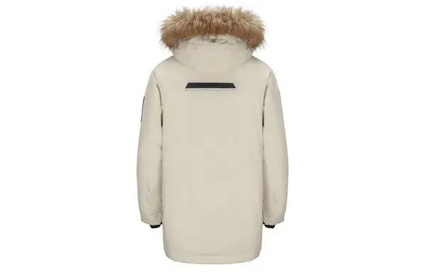 NEW BALANCE Hooded Down Parka - White