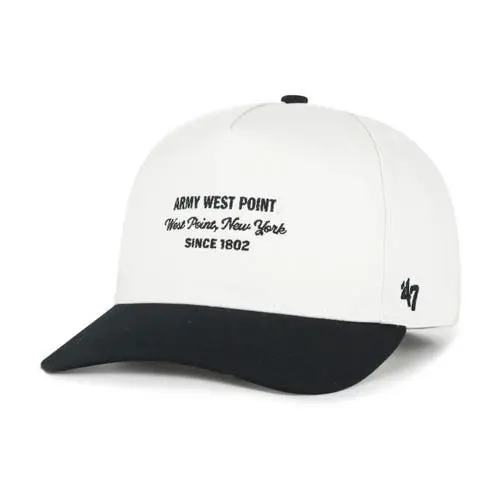 '47 Army Black Knights Contemporary Basics Two-tone Hitch Adjustable Hat - White