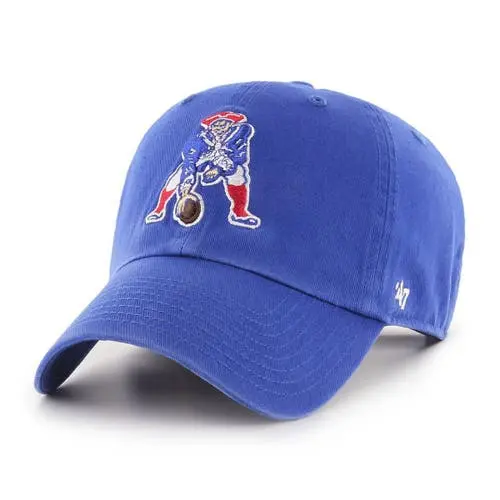 '47 New England Patriots Throwback Clean Up Adjustable Hat