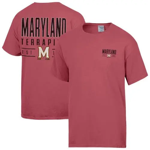 COMFORTWASH Maryland Terrapins Big Name T-shirt - Red