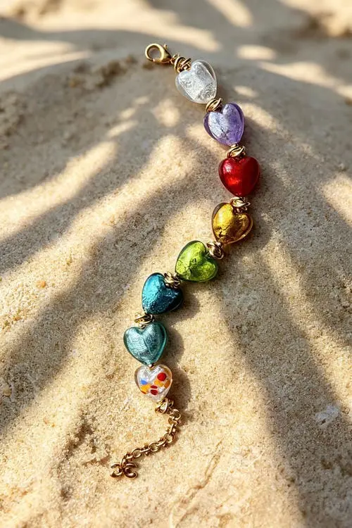 CLASSICHARMS Valentina Murano Heart Bracelet