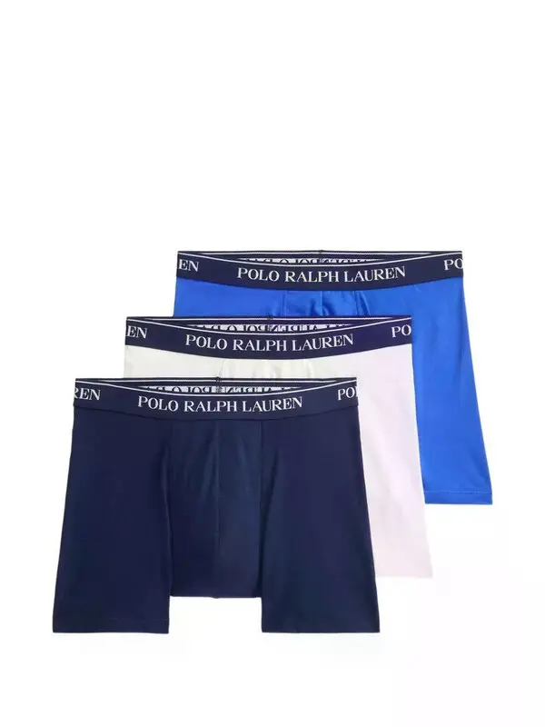 Polo Ralph Lauren Logo-waistband Boxer Briefs - Blue
