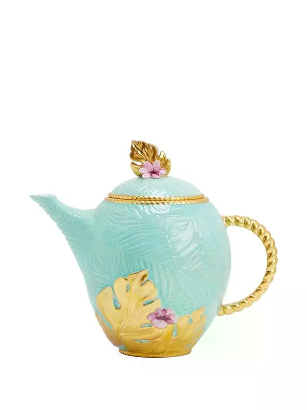 VILLARI Acapulco Leaf Teapot - Blue