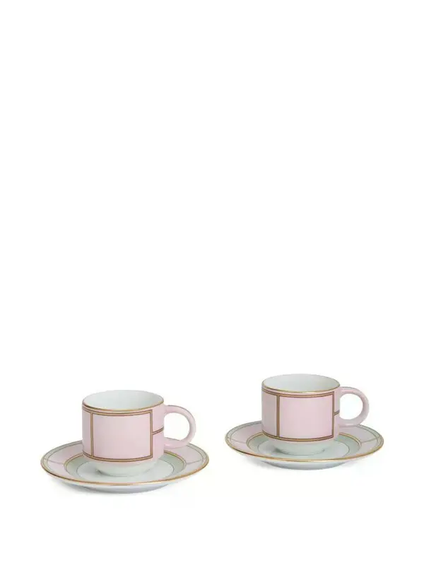GINORI 1735 Diva Coffee Cup And Saucer Set - Pink