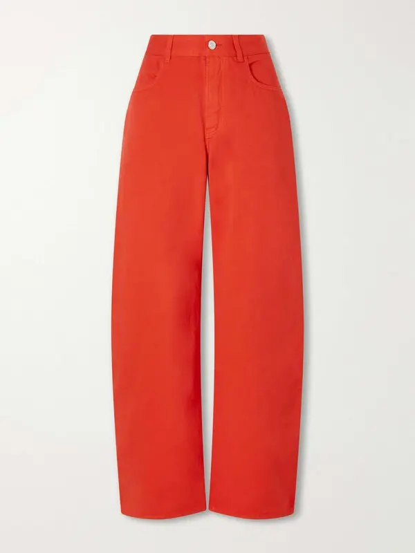 Alaïa Mid-rise Wide-leg Jeans