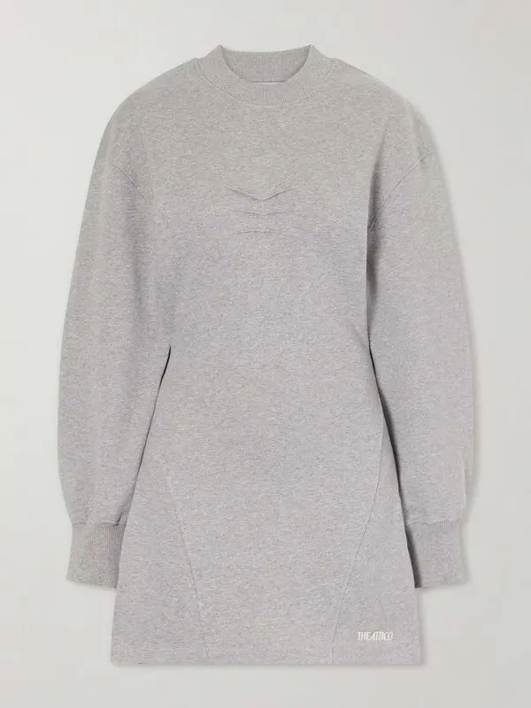 Attico Cotton-jersey Mini Dress