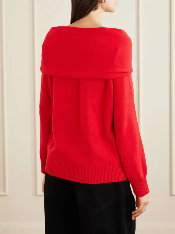 Tove Malia Knot-detailed Cashmere Sweater