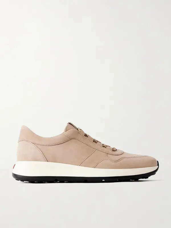 TOD'S Red Dot Nubuck Sneakers - Sand