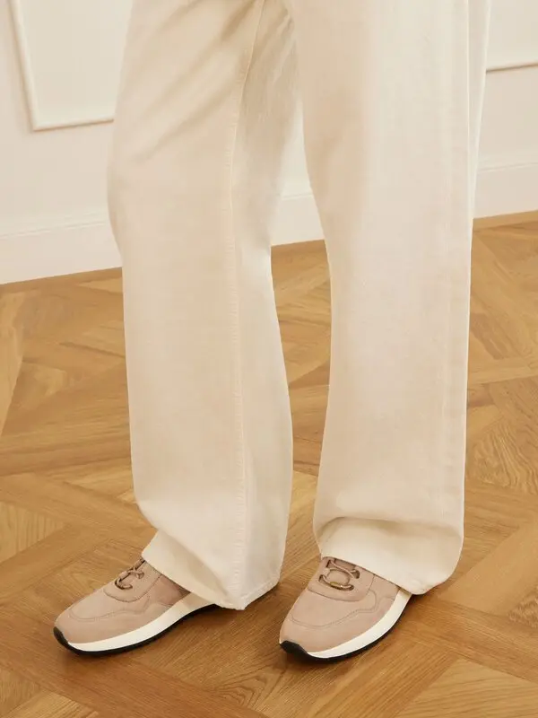 TOD'S Red Dot Nubuck Sneakers - Sand