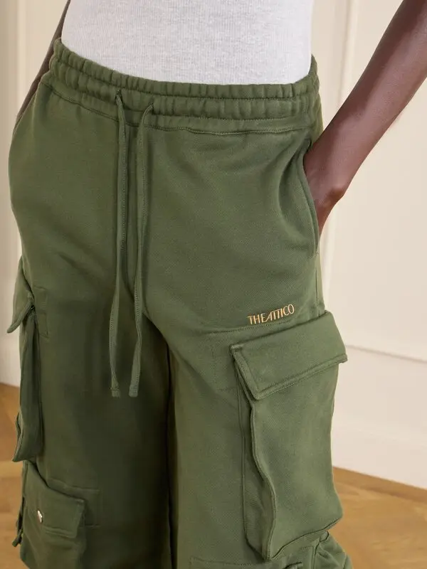 Attico Cotton Cargo Pants