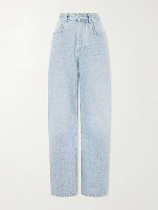 Bottega Veneta Sky High-rise Wide-leg Jeans - Blue